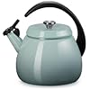 Amazon.com: Le Creuset Enamel on Steel Cloche Kettle, 2.2 qt., Sea Salt ...
