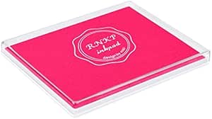 Amazon.com: RNKP Large Pink Ink pad, Craft Ink pad Suitable for Rubber ...