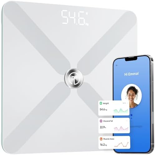 T Electronics Smart Scale for Body Weight, BMI, Muscle Mass, Electronic ...
