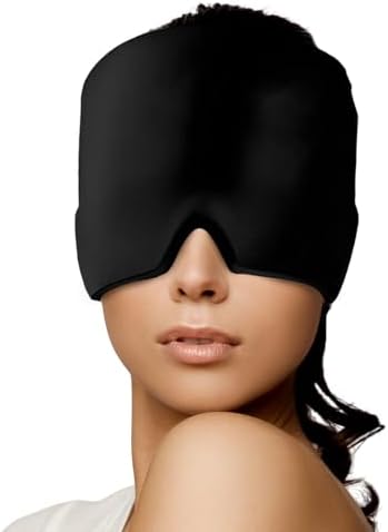 Amazon.com: Migraine Relief Cap, Ice Head Wrap for Headache Relief, Hot ...