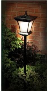 Outdoor Garden Amazing Solar Powered Garden Lamp Post 1.3m : Amazon.co ...