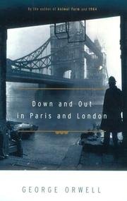 Down and Out in Paris and London: Orwell, George: Books - Amazon.ca