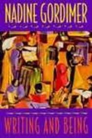 Amazon.com: Writing and Being: 9780674962330: Gordimer, Nadine: Books