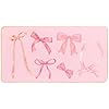 Amazon.com: ETYZE Coquette Pink Bow Welcome Mat Floor Mats, Pink ...
