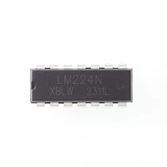 HUABAN 10 Pieces LM224 DIP-14 Quad Operational Amplifier Op Amp ...