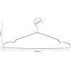 Amazon.com: Hangers 100 Pack Wire Hangers Heavy Duty Clothes Hanger ...