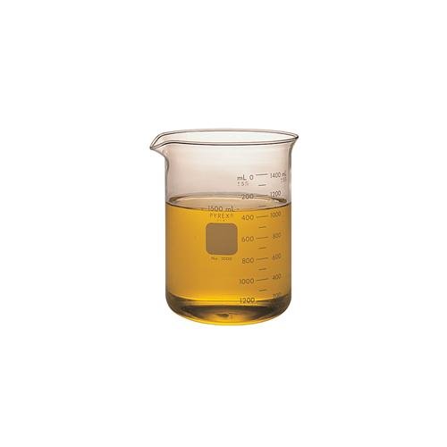 Corning 1000-4L Glass Pyrex Beaker, 4000 mL Capacity, 500-3500 ...