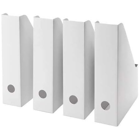 Amazon.com: Simple Houseware White Magazine File Holder Organizer Box ...