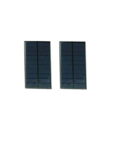 AMBERT 6V 60mA Mini Solar Panel Square Shape (80x40x3 mm) Pack of 2 ...