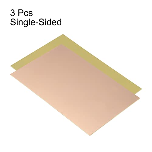 PATIKIL FR4 Single Side Copper Clad, 3 Pack 150 x 100 x 1.2mm PCB ...