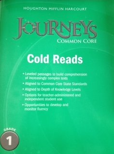 Journeys Cold Reads Grade 1 (Houghton Mifflin Harcourt Journeys): Houghton Mifflin Harcourt ...