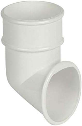 FLOPLAST 68mm Round Gutter Pipe Socket - White - Pack of 2 : Amazon.co ...