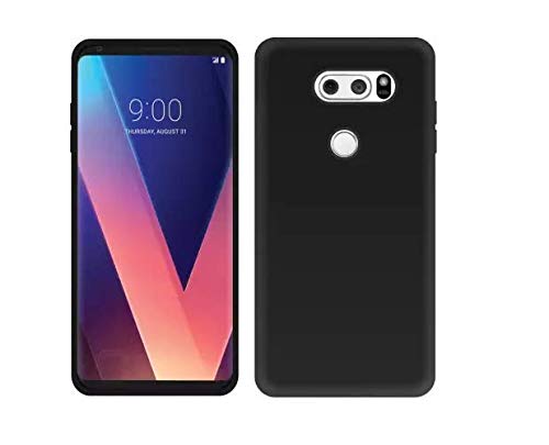 Case Creation Plain Soft case for LG V30+ H930DS, 100% Black Flexible ...