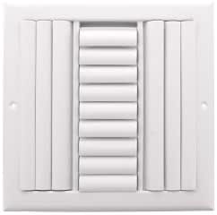 Amazon.com: Efficient HVAC Curved Blade Ceiling Diffuser with Multi ...