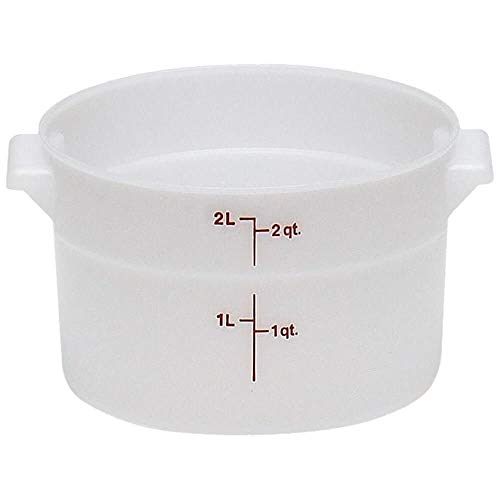 Cambro Round 2 Quart Poly White, red (RFS2148) | Amazon price tracker ...