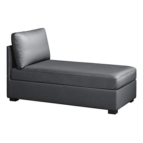 MADESOS Kalbert Lounger Sofa (Black) : Amazon.in: Home & Kitchen