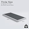 Amazon.com: Vehowy Low Profile Box Spring Twin Size, 3 Inch Box Spring ...
