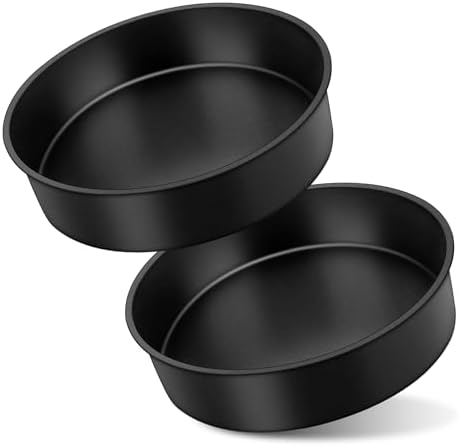 Amazon.com: P&P CHEF 6 Inch Cake Pans, Non-Stick Round Baking Pan ...