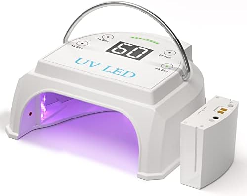 Amazon.com: Gelpal 80W Professional Cordless UV LED Nail Lamp, UV ...