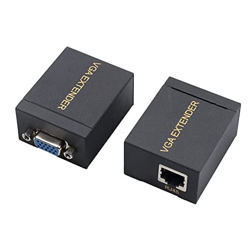 VGA Extender to LAN Ethernet Adapter Amplifier VGA Extender Over RJ45 ...