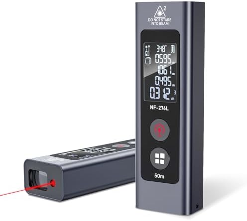 Laser Measurement Tool 50M/165Ft, Digital Laser Distance Meter with ...