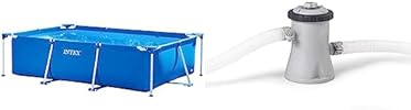 Intex Small Family Frame Pool 2.6m x 1.6m x 0.65m #28271 : Amazon.co.uk ...