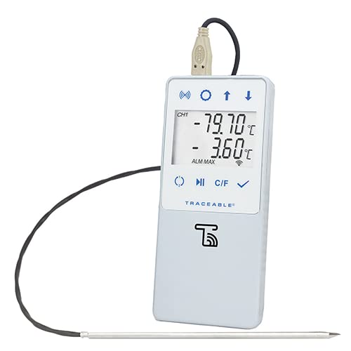 TRACEABLE Ultra-Low Temperature Wi-Fi Data Logger with TRACEABLE Live ...