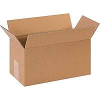 AVIDITI Shipping Boxes Medium 12"L x 6"W x 6"H, 25-Pack | Corrugated ...