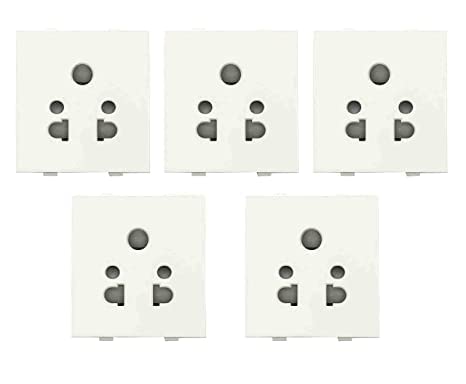 GreatWhite Myrah Multi 10 A Five Pin Modular Multi Socket (2 Pin ...