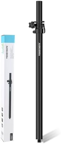 Amazon.com: Vondynote Speaker Pole for Subwoofer Height Adjustable Fits ...