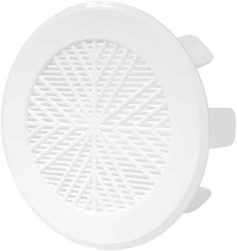 Vent Systems 4'' to 5'' Inch - White - Soffit Vent Cover - Round Air ...
