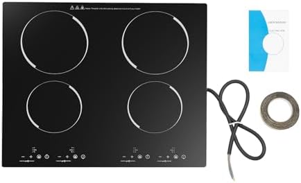 Amazon.com: 4 Burners Electric Ceramic Cooktop,110V Electric Stove Top ...