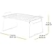 Whitmor Wire Grid Stacking Utility Shelf, Metal, White : Amazon.co.uk ...