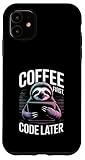 ・ブランド:Sloth Coder Coffee Addict Humor・製造元:アマゾンによるマーチャンダイジング・モデル:PQJEJFYZB0NJPIPHONE_11・製造元/メーカー部品番号:PQJEJFYZB0NJPIPHONE_...