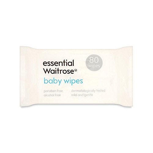Amazon.com: Essential Baby Wipes Fragrance Free Waitrose 80 per Pack ...