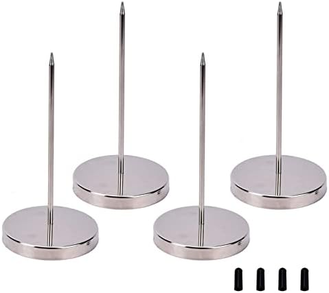 4pcs Metal Memo Holder, Paper Memo Holder Receipt Spike Note Memo Bill ...