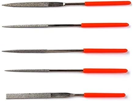 INGCO Steel File Set, 5 Pieces Hand Metal Files, Premium Grade T12 ...