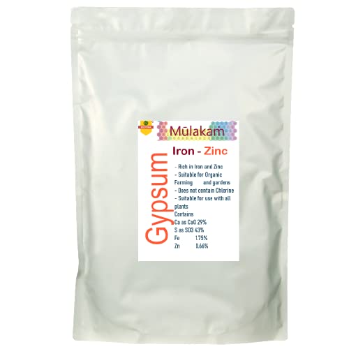 GYPSUM (IRON-ZINC) | SOURCE OF CALCIUM, SULPHATES, IRON AND ZINC | 1 KG ...