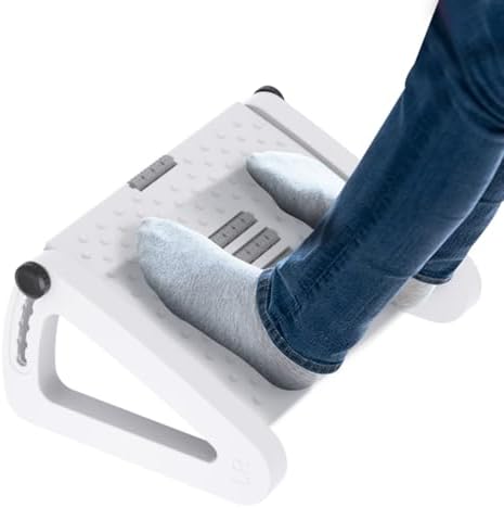 Amazon.com : CasaZenith Foot Rest, Six Heights Adjustable Foot Rest for ...