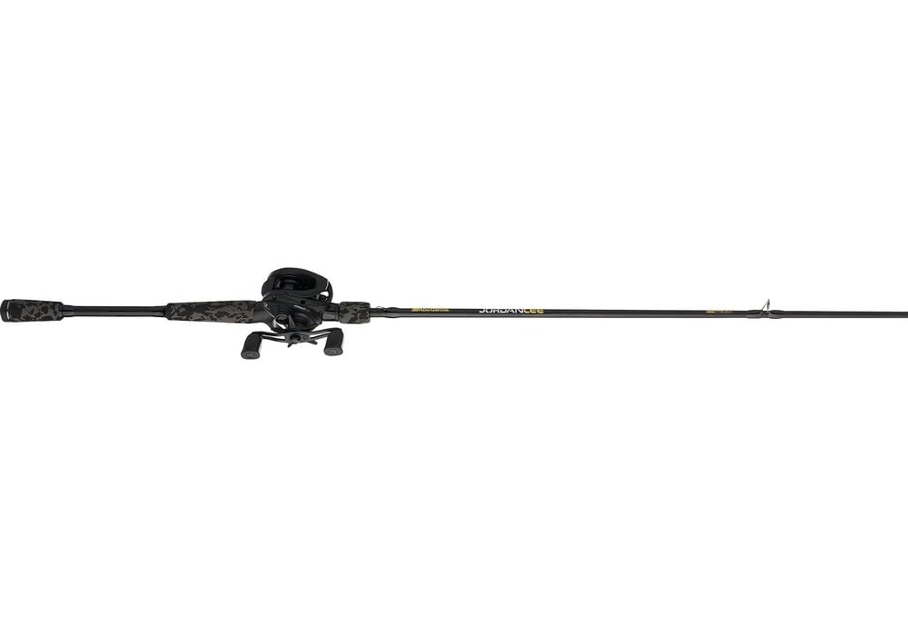 Abu Garcia Jordan Lee Low Profile Baitcast Reel and Fishing Rod Combo