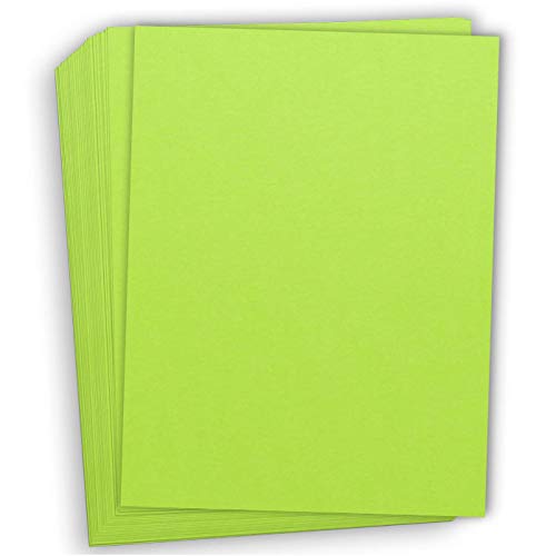 Snapklik.com : Colored Cardstock Scrapbook Paper 8.5 X 11 Pear Green ...