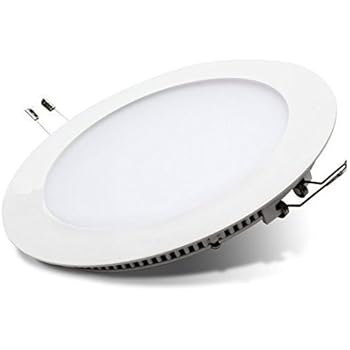 18w Round LED Ceiling Light Recessed Flat Panel 4000k Cool White 225 x ...