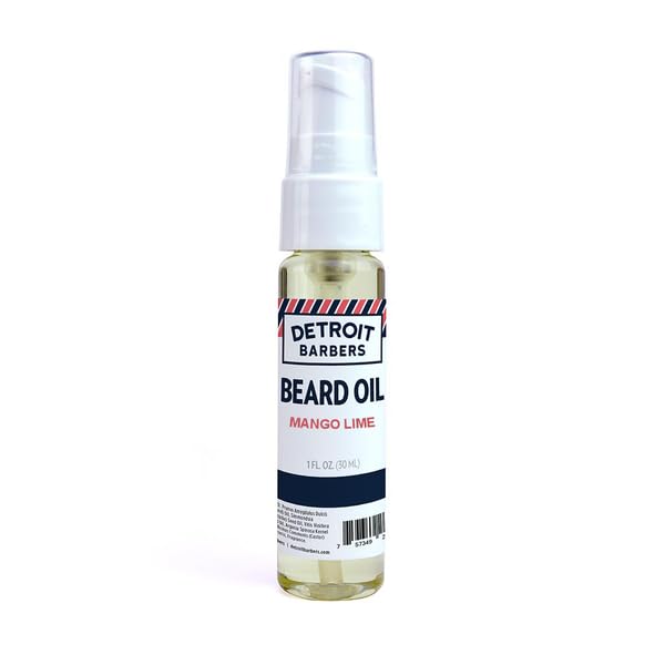 Amazon.com : DETROIT BARBERS Beard Oil - Mango Lime - All In One ...