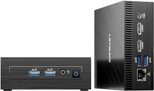 Amazon.com: LETSUNG Mini PC Windows 11 Pro Celeron N4000, 8GB RAM ...