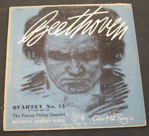 Amazon.com: Beethoven: String Quartet No. 13, Op. 130. Pascal Quartet ...