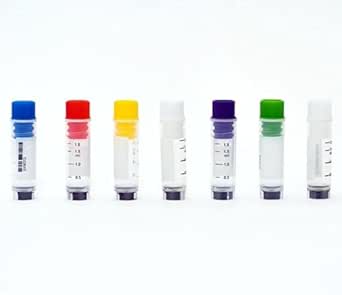 CyroKING 2.0 ml 25 Pcs Polypropylene Cryogenic Vials with Internal ...