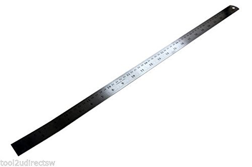 VEWERK by BERGEN 24" 600mm Long Stainless Steel Ruler B2723 : Amazon.co ...