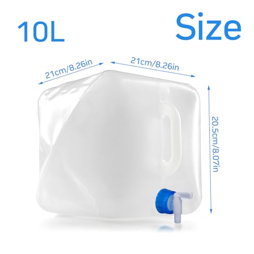 Wisebom Foldable Water Storage Jug Reusable 10L, Collapsible Drink ...