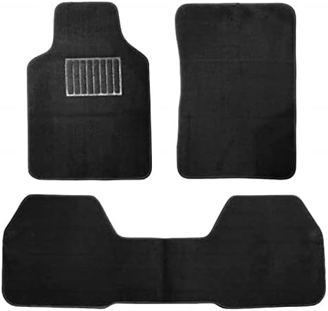 BYSON Durable Waterproof Auto Universal Foot Soft 3 Pieces Car Mats ...