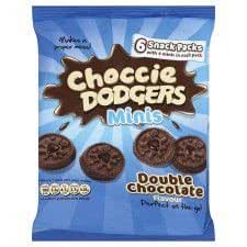 Amazon.com: Choccie Dodgers Minis Double Chocolate Snack Packs 6 X 20G